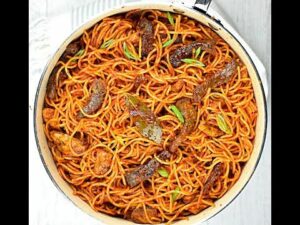 Jollof Spaghetti - DeyChop