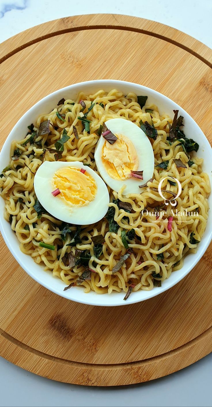 Noodles & Boiled/Fried Egg - DeyChop
